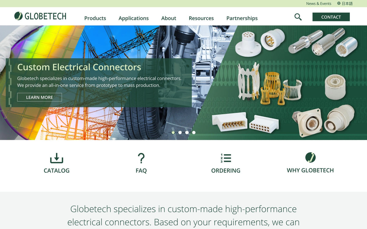 Globetech 웹 사이트 리뉴얼 공지 – Globetech Korea